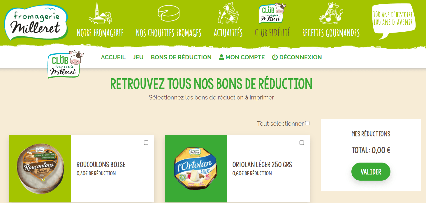 Imprimer des bons de réduction - Vivre Discount